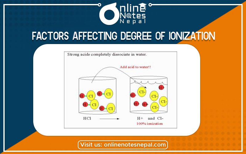Factors Affecting Degree of Ionization in Grade 12 - Ionic Equilibrium ... Factors Affecting Degree of Ionization in Grade 12 - Ionic Equilibrium ...